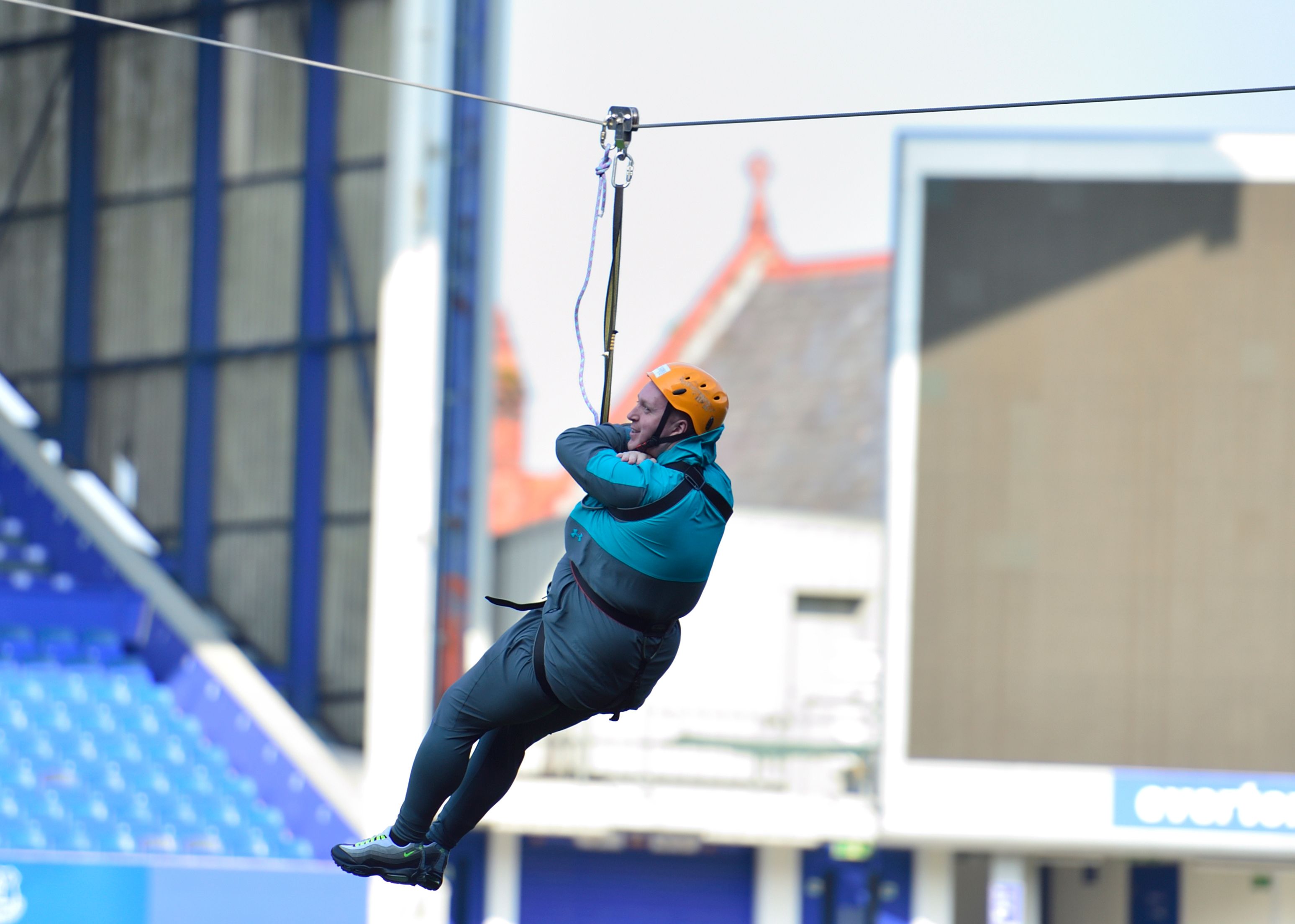 Everton in the Community - Everton in the Community's Zip Slide event ...